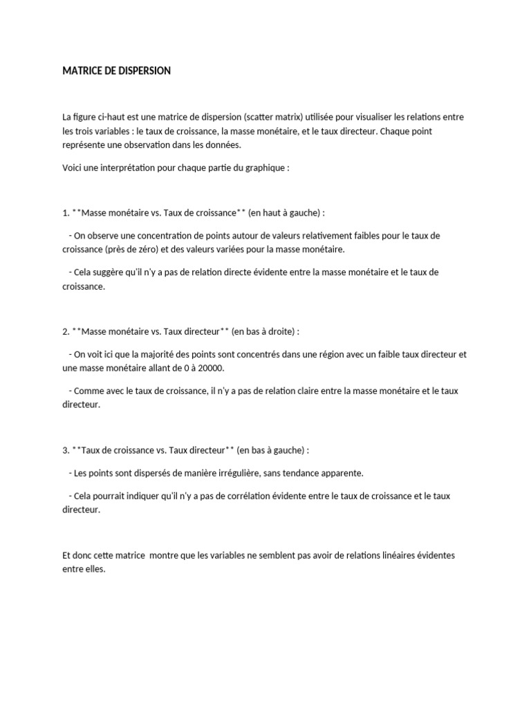Matrice de Dispersion | PDF