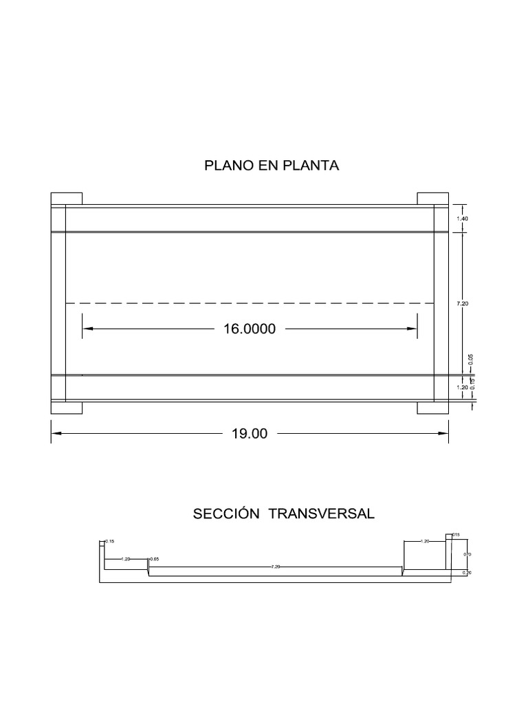 Plano_Planta y Secciones Model 2 | PDF