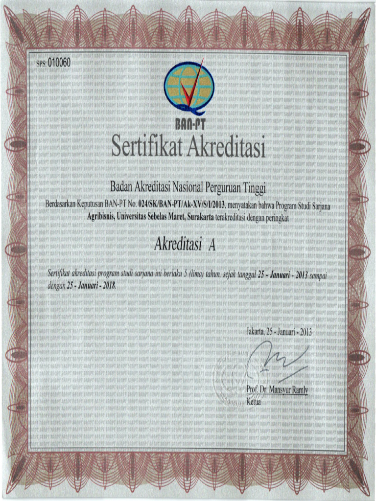 Akreditasi-Agb Tahun-2014-2019 - Opt | PDF