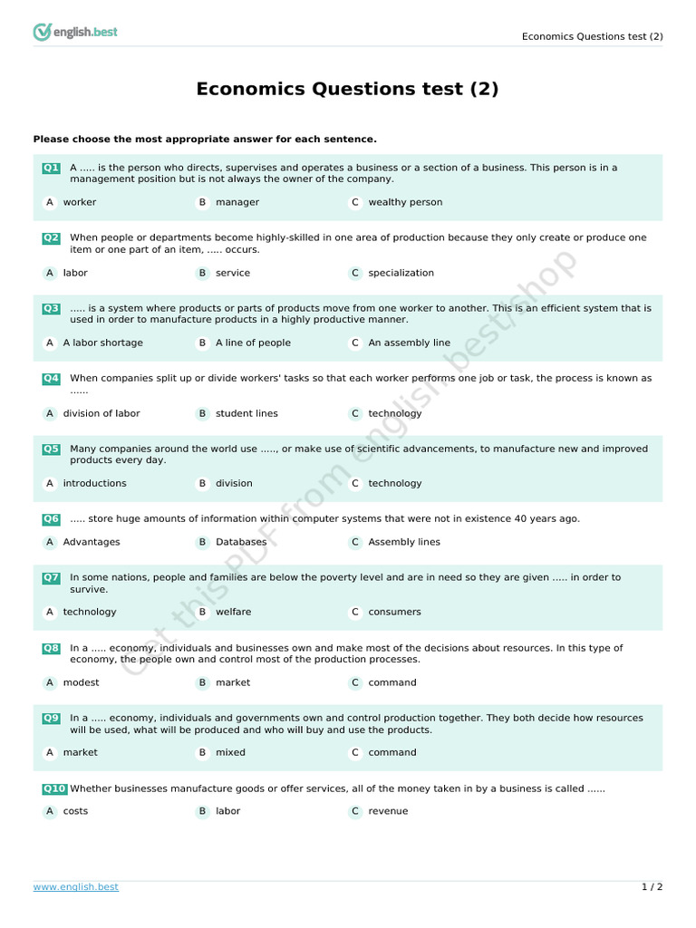 englishbest_economics-questions-test-2 | PDF