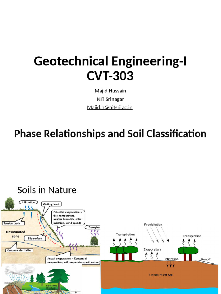 Soil Classification 106 Slides Pdf