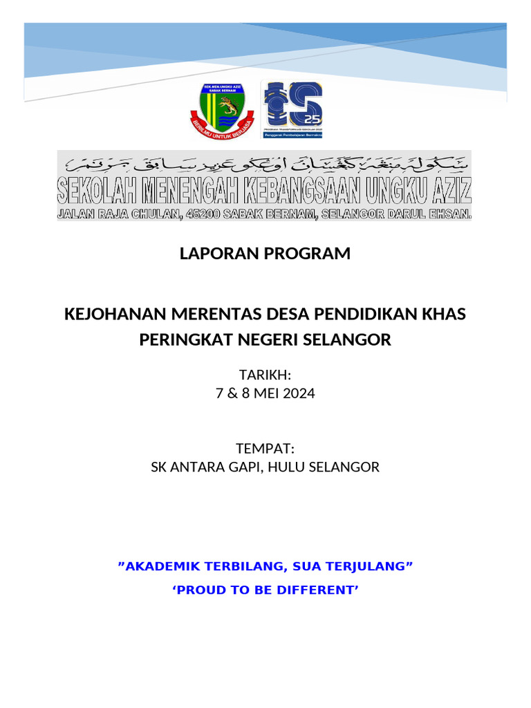 Merentas Desa MSSS 2024 | PDF