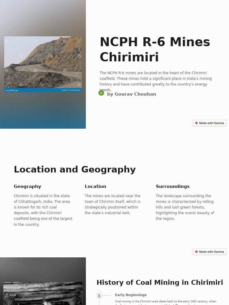 NCPH R 6 Mines Chirimiri | PDF | Mining | Coal Mining