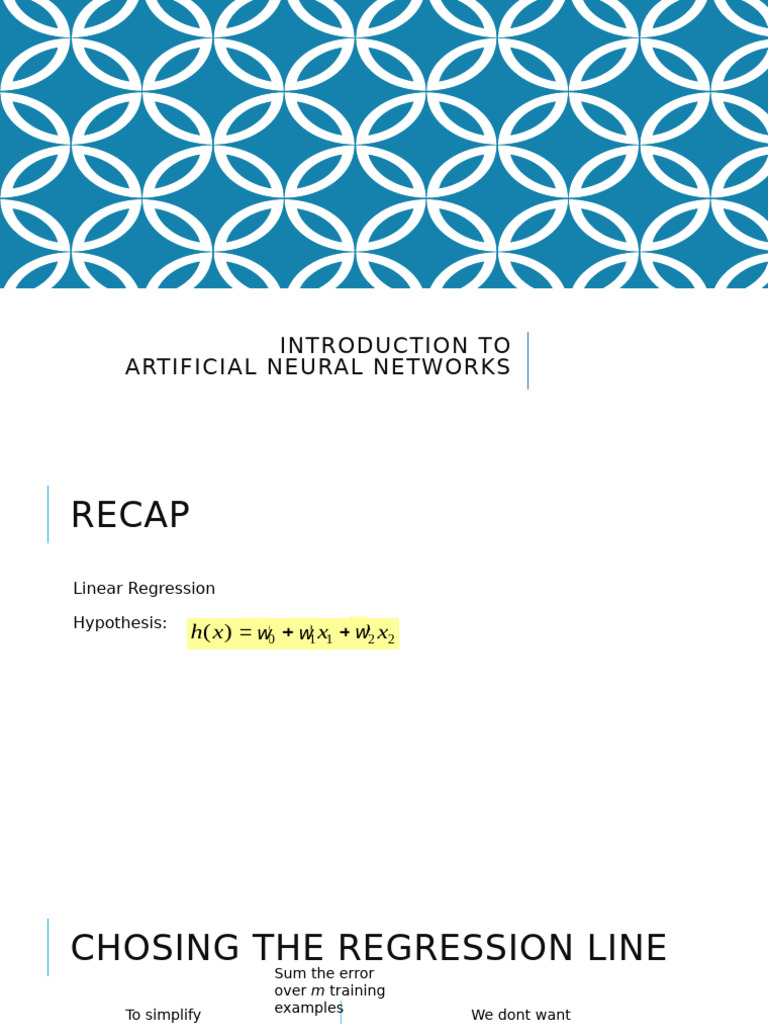 AI Lec - Introduction To Neural Networks | PDF