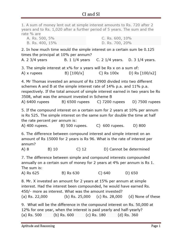 CI and SI-Assignment | PDF