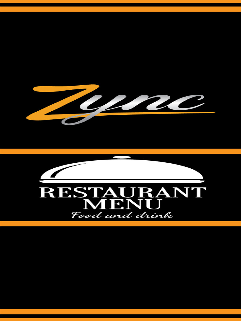 Menu Zync | PDF