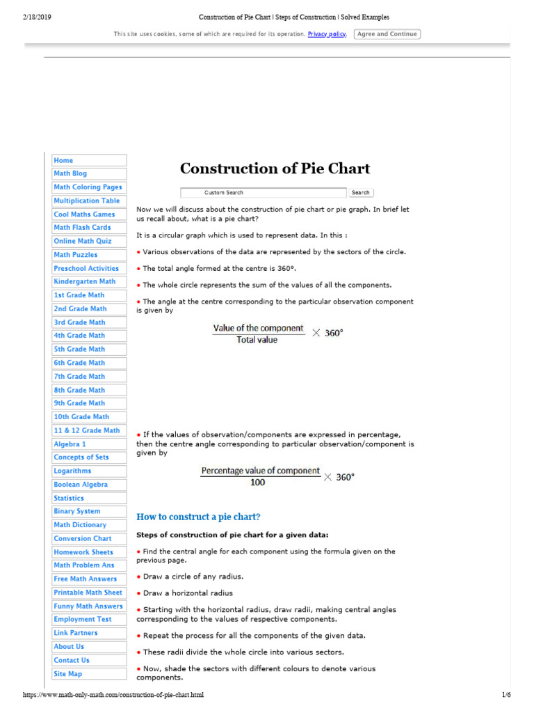 Lecture 3_ReKm_Construction of Pie Chart | PDF