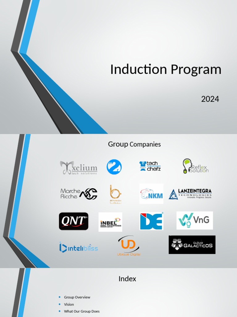 Induction Programme - Client (2024) | PDF