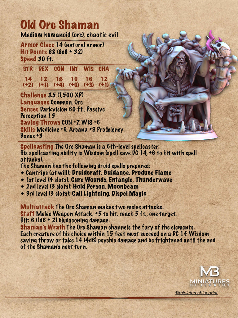 Old Orc Shaman | PDF