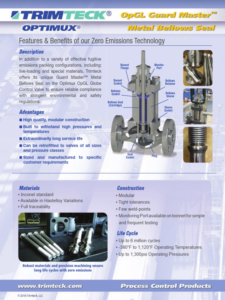 Guardmaster Metal Bellows Seal Tech Bulletin | PDF