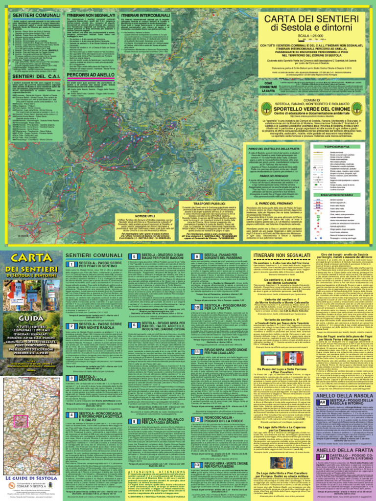 Carta Sentieri Sestola | PDF