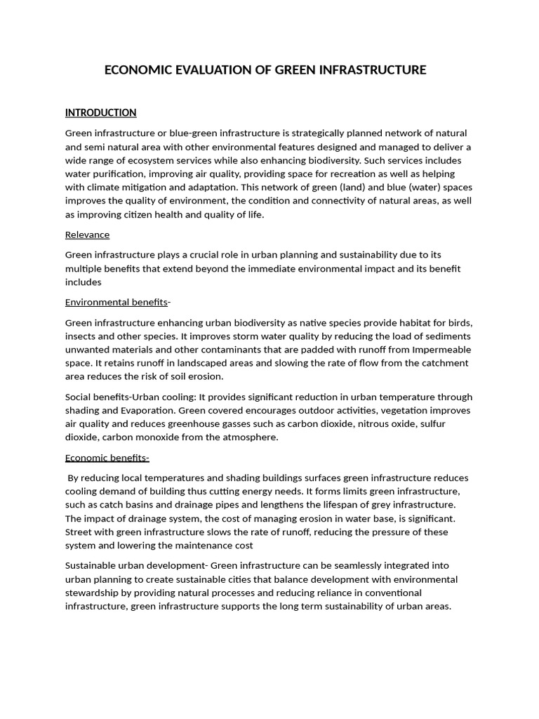 Green Infrastructure | PDF