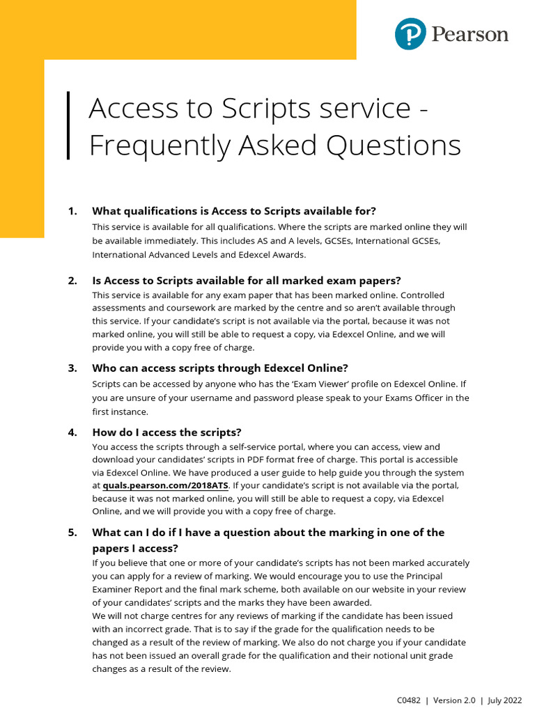 access-to-scripts-faqs | PDF
