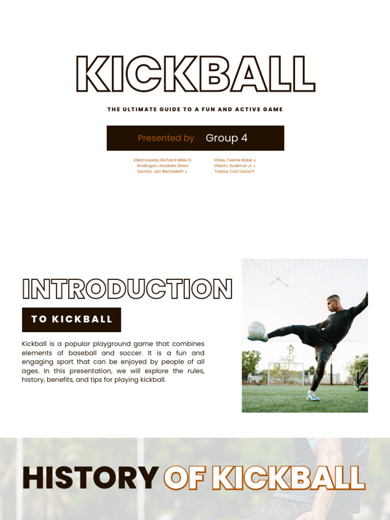 Kickball Presentation Pe Group 4 | PDF