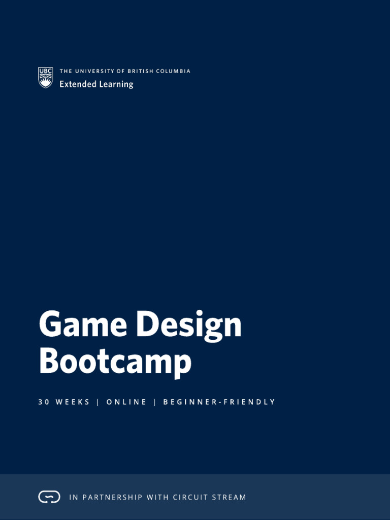 (UBC) Game Design Bootcamp Syllabus | PDF