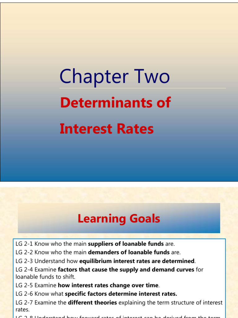 interest rates | PDF