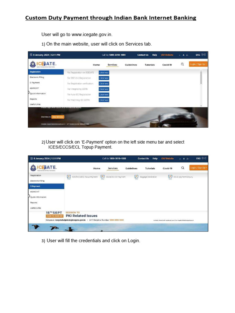 Custom Duty Process Flow | PDF