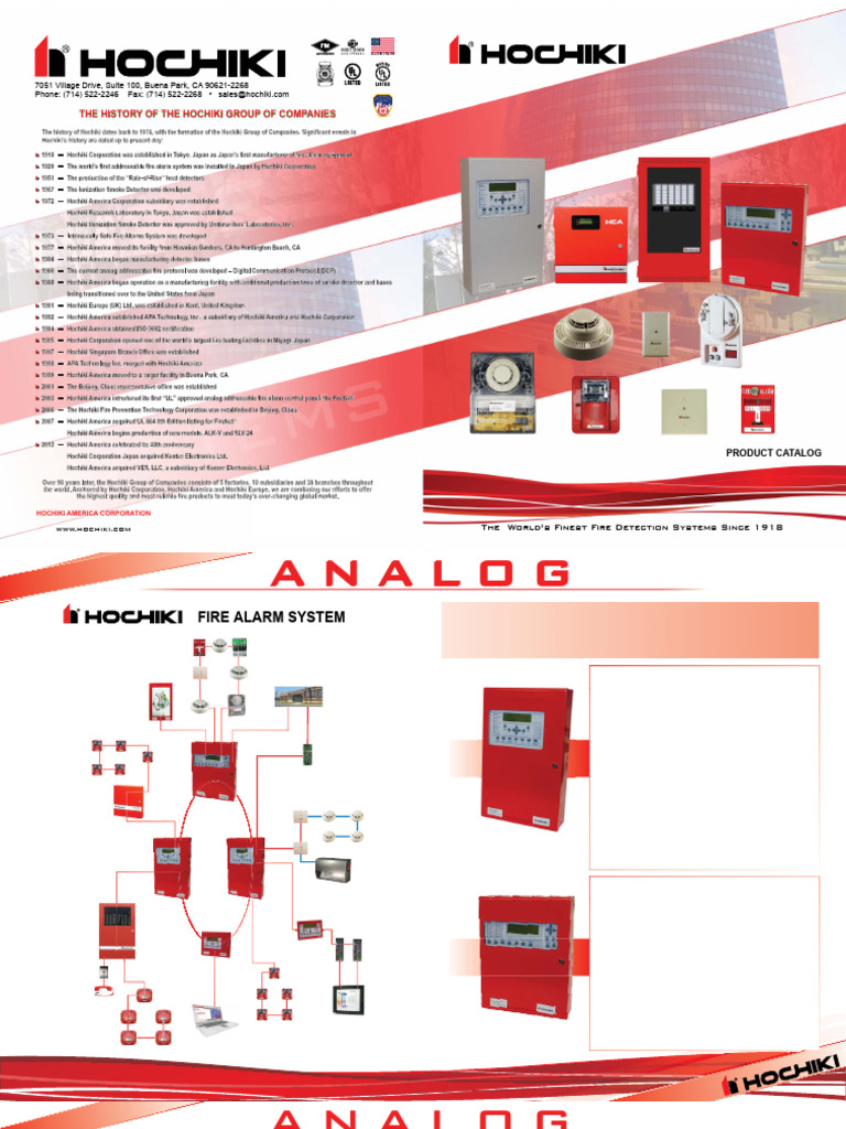Hochiki Catalog | PDF
