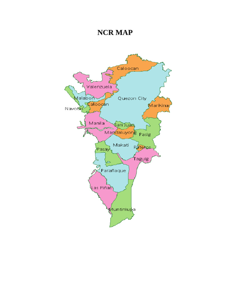 NCR Map | PDF