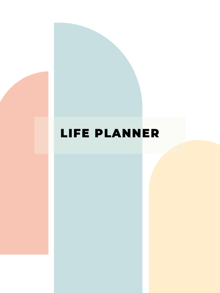 Printable Life Planner | PDF