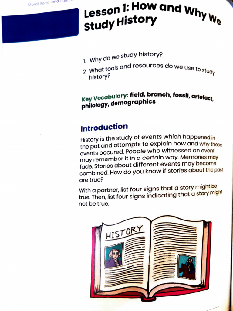 How and Why We Study History | PDF | Paleontology | Archaeology