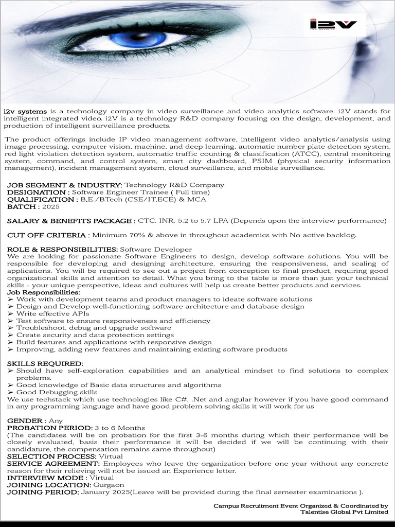 I2V Systems Poster | PDF