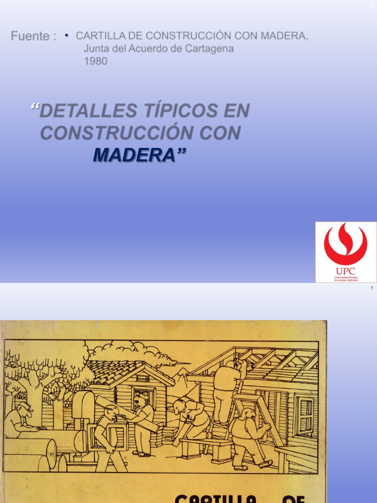 Detalles Constructivos Madera UPC | PDF