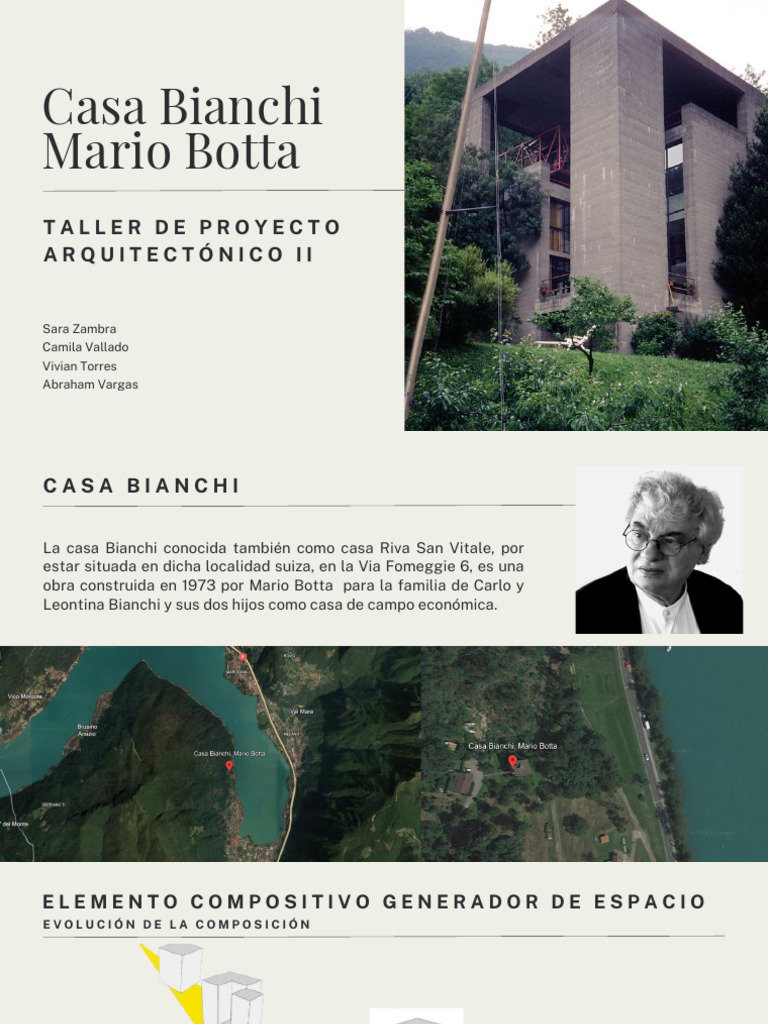 Casa Bianchi Mario Botta 2 | PDF