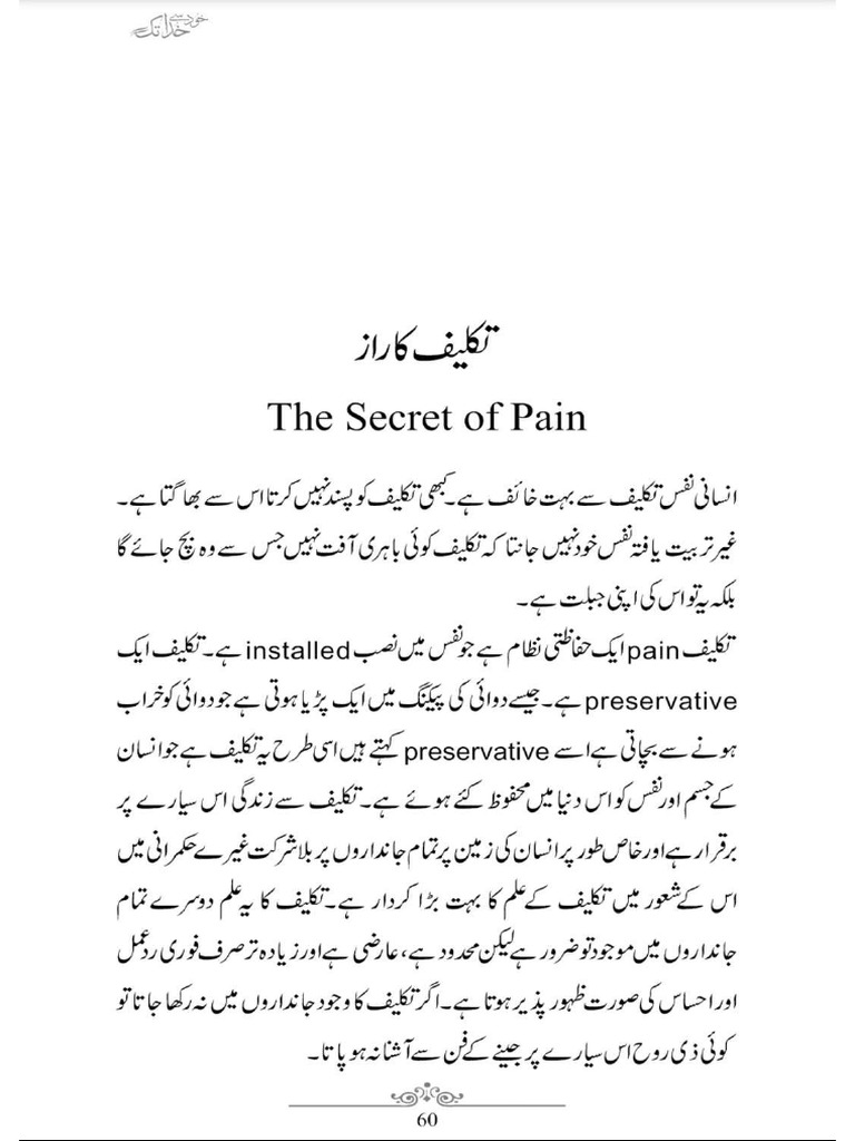 The Secret of Pain | PDF