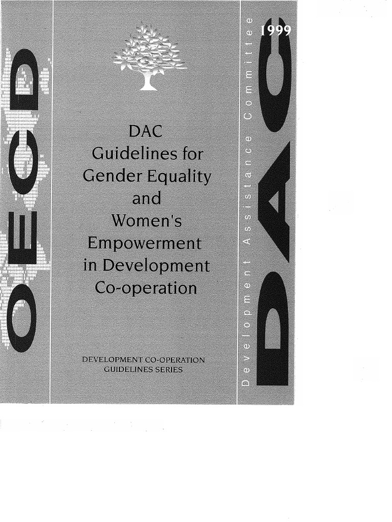 DAC - Guidelines for gender equality and women's empowerment | PDF