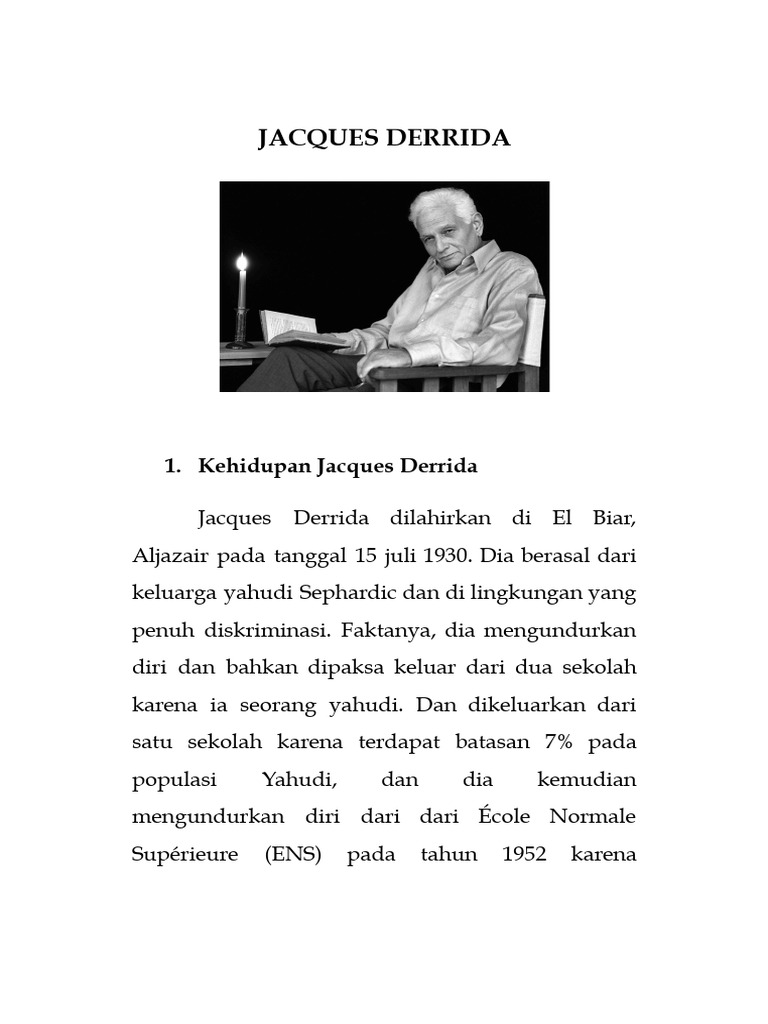 Jacques Derrida | PDF