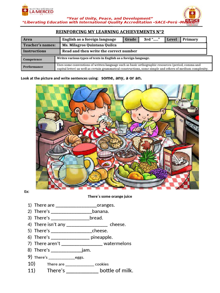 Worsheet Quantifiers - 3rd Grade | PDF | Foreign Language Studies