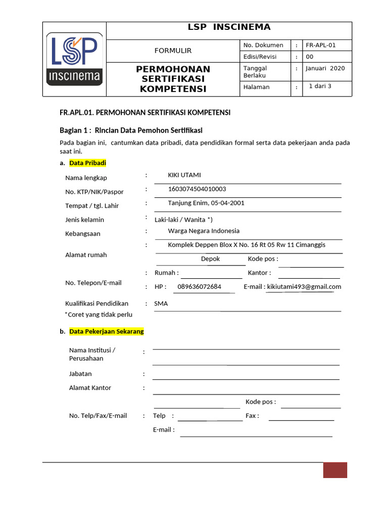 Mro Kiki Utami 1 | PDF