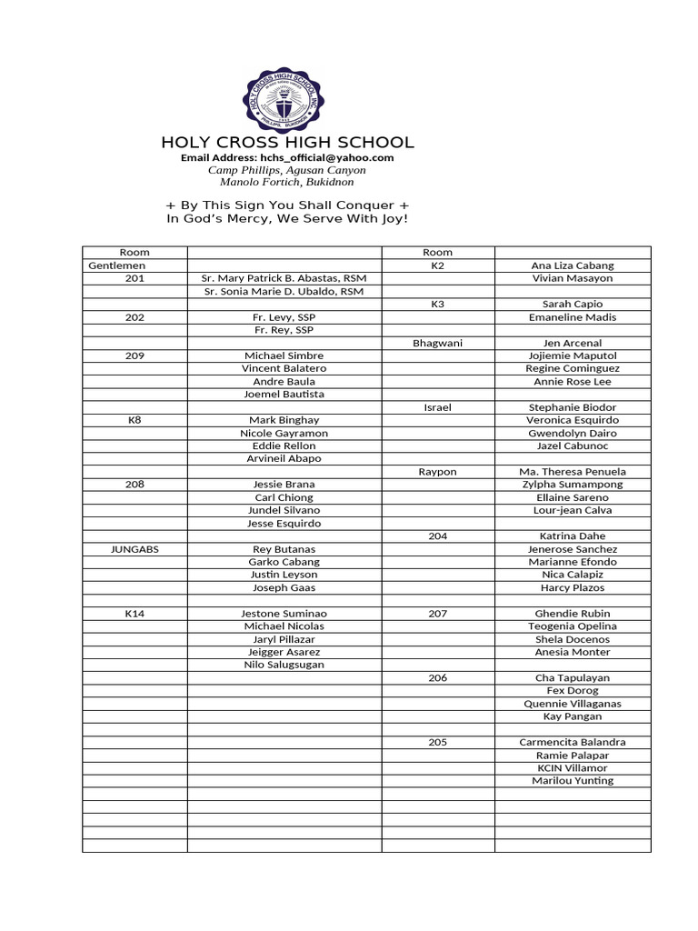 room-assignment | PDF