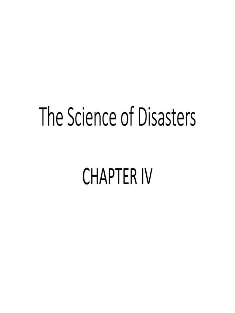 Inst-1-SCIENCE-OF-DISASTER | PDF