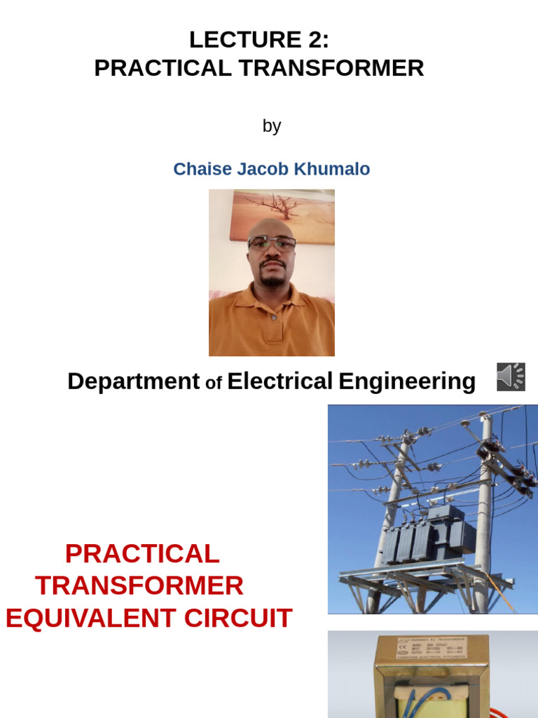 Lecture 2 Practical Transformer Equivalent Circuit | PDF Lecture 2 Practical Transformer Equivalent Circuit | PDF