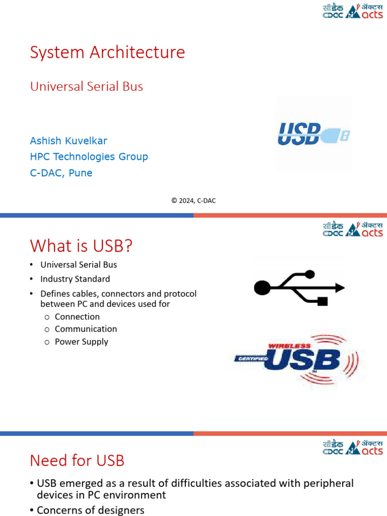 System Architecture: Universal Serial Bus | PDF