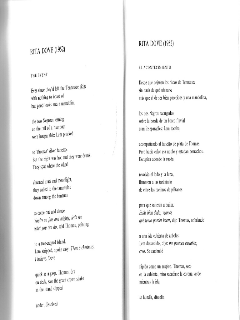 Rita Dove | PDF