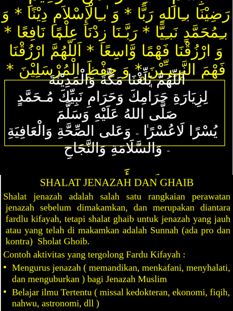 Janaiz Fardlu Kifayah | PDF