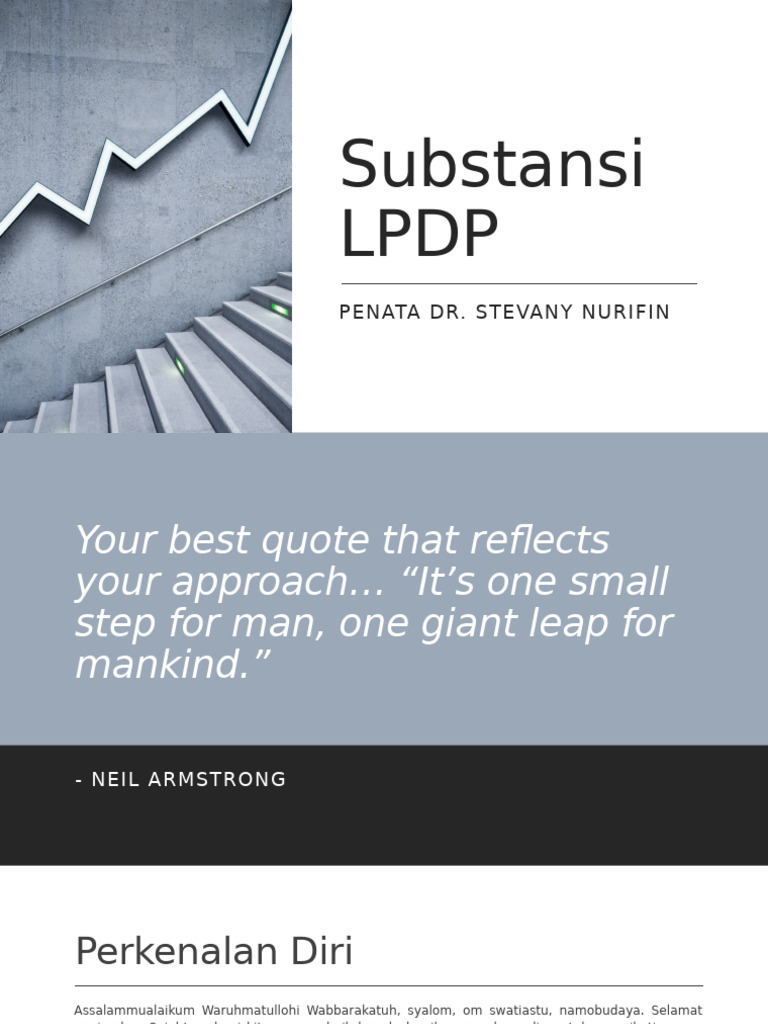 Substansi LPDP Dr. Stevany | PDF