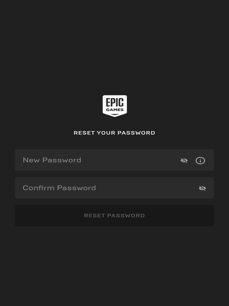Reset Your Password Epic Games | PDF