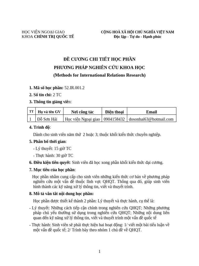 52 - IR - 001 - 2 - Phuong Phap Nghien Cuu Khoa Hoc | PDF