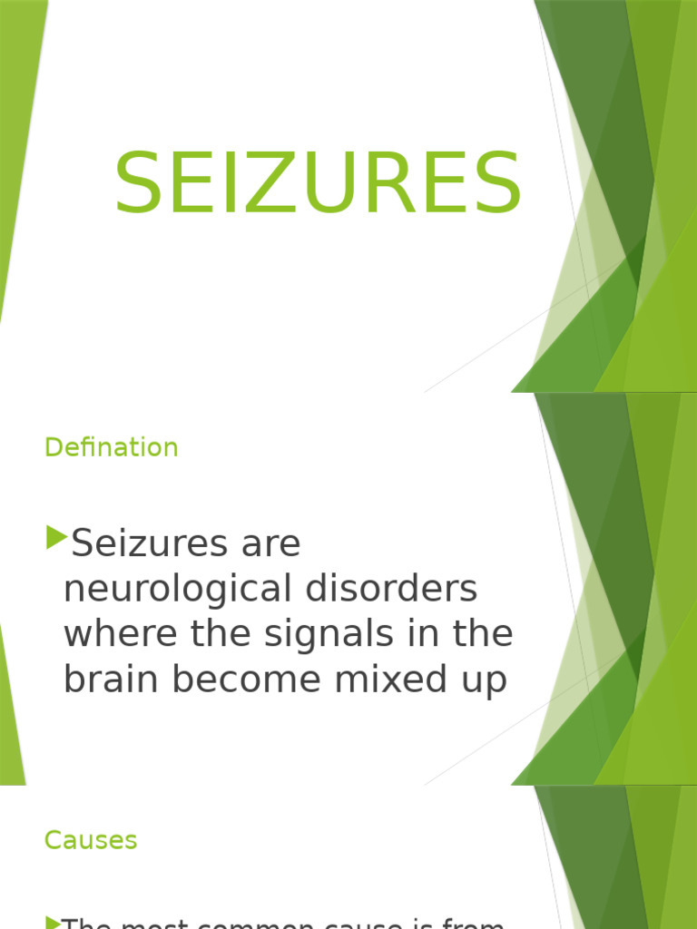 Seizures | PDF