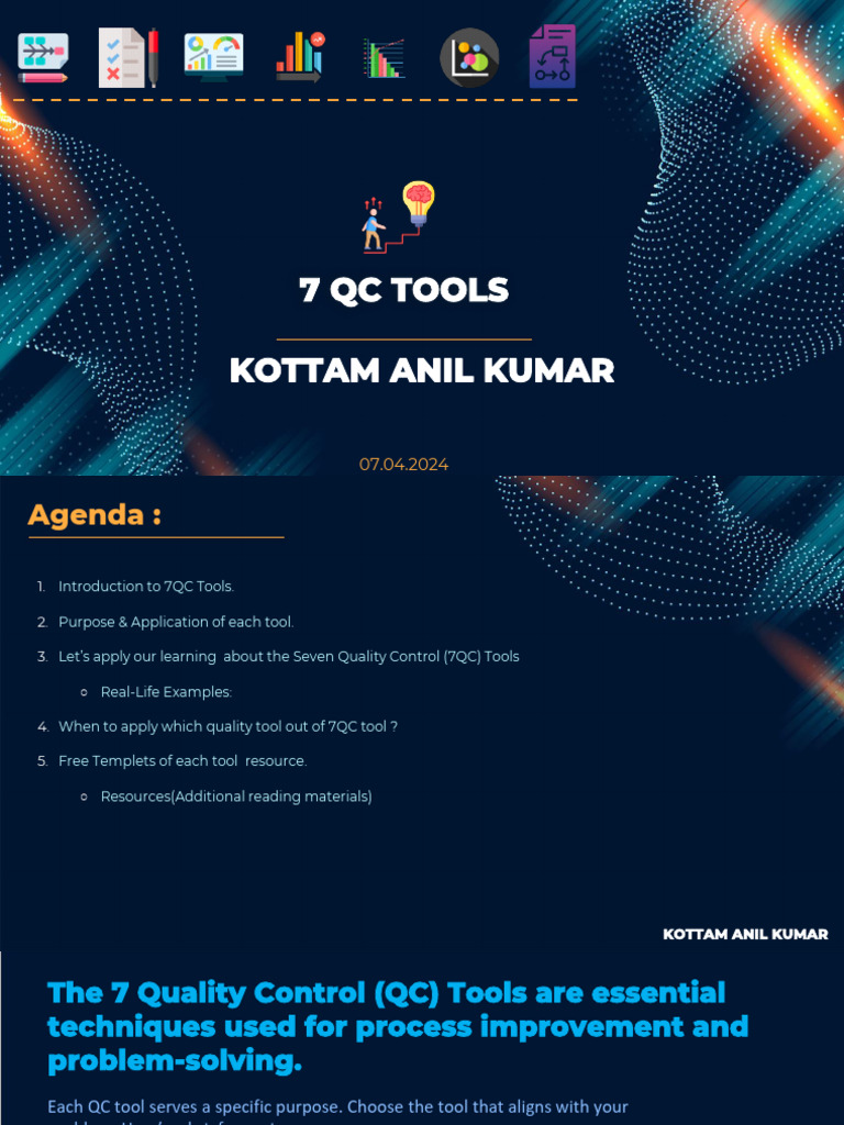 7QC Tools Basics by KOTTAM ANIL KUMAR | PDF