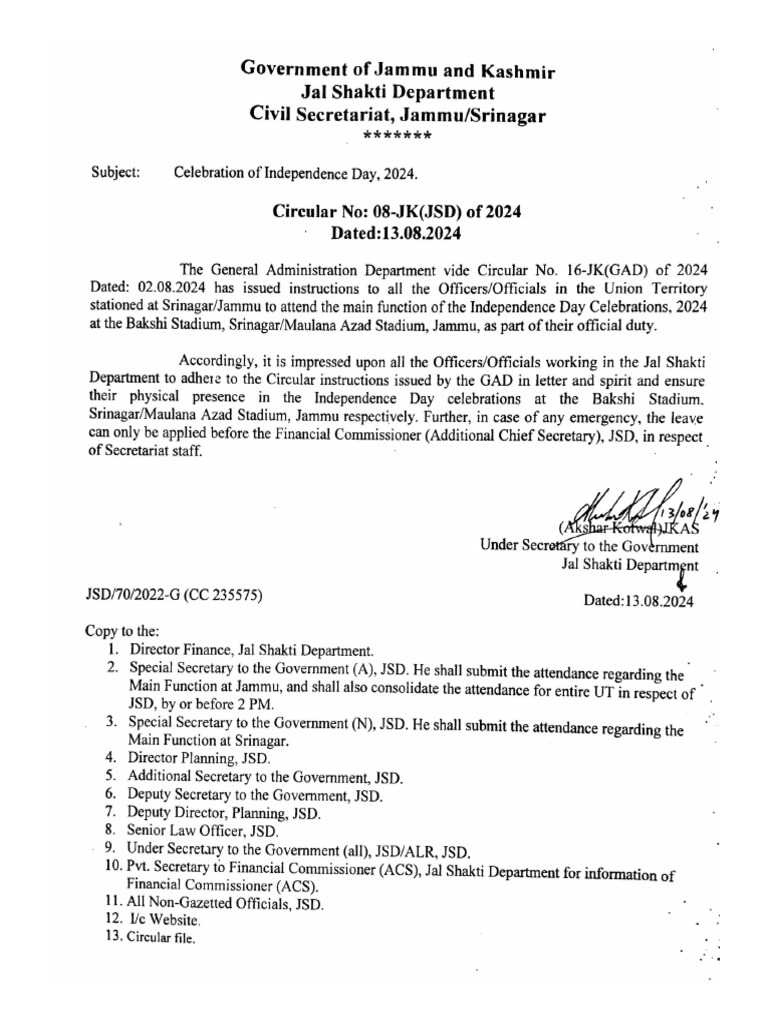 Circular 8 | PDF