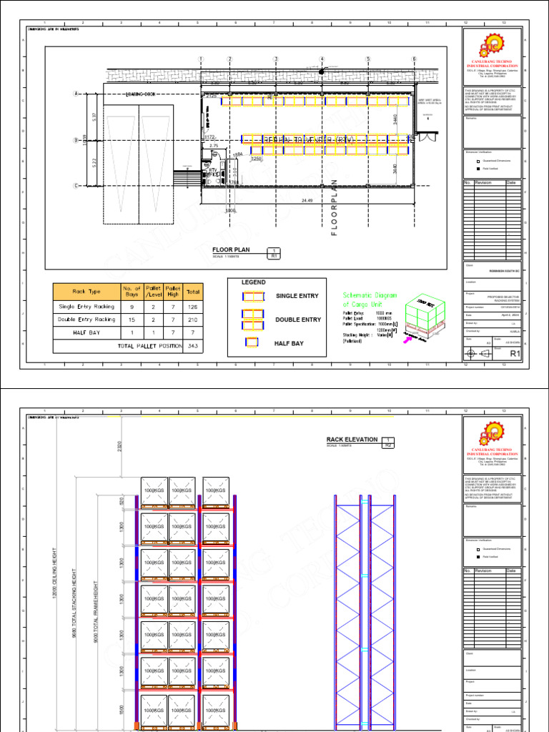 REV.1 PROPOSED RACKING SYSTEM | PDF