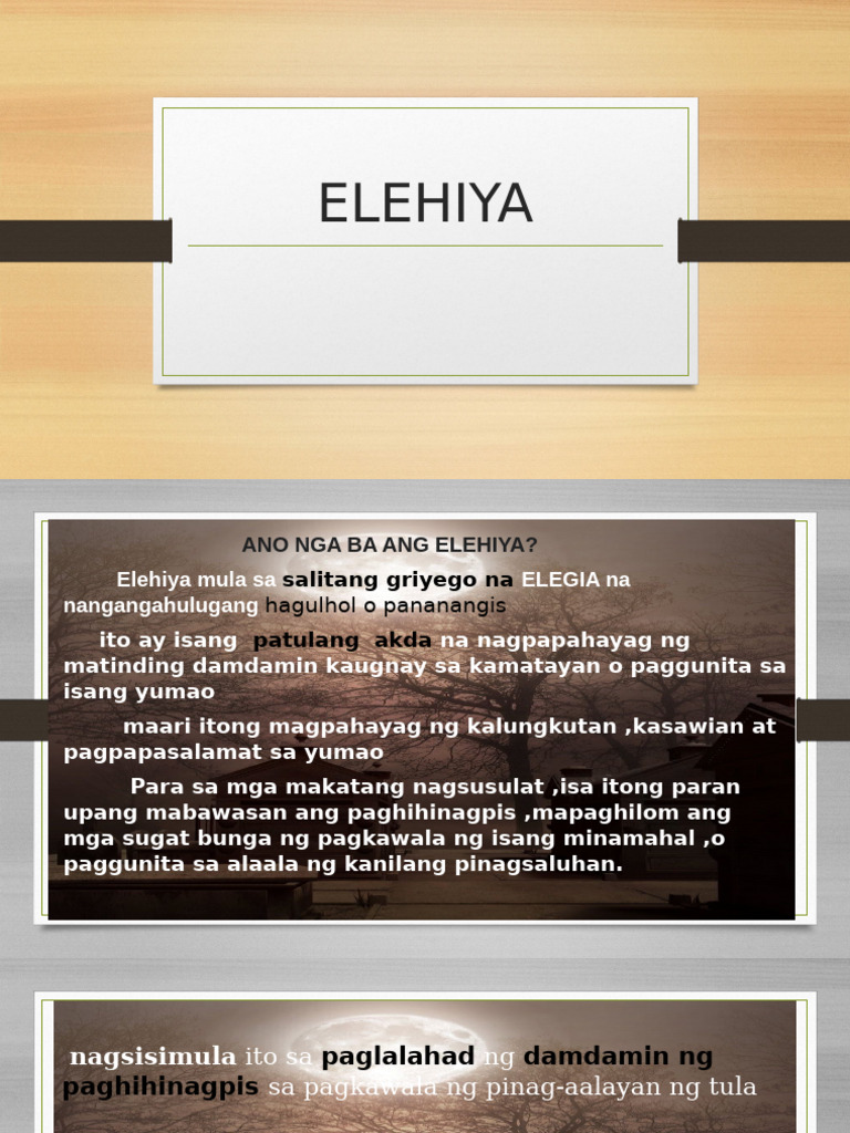 ELEHIYA | PDF