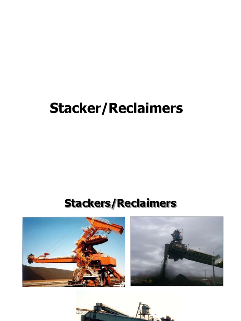 Stacker & Reclaimer | PDF