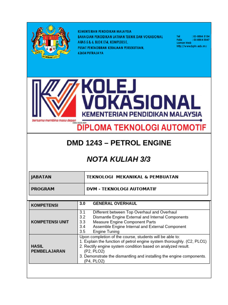 DMD 1243 NOTA KULIAH 3 | PDF