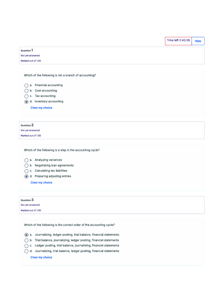 Accounting Module 1 | PDF